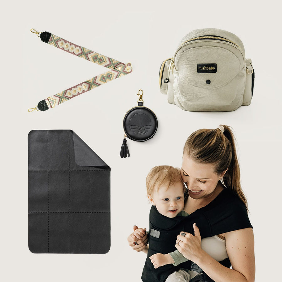 New Parent Bundle | Babywearing & Essentials Starter Bundle – Tushbaby